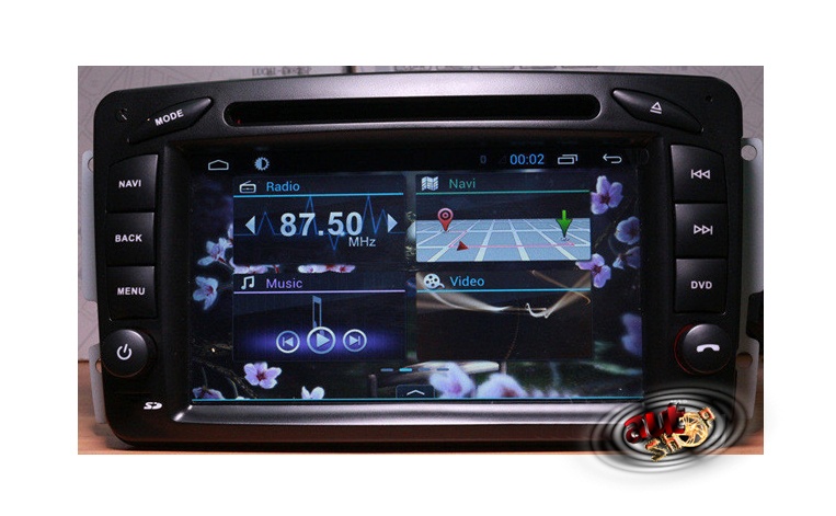 Android Navigatie Dvd Auto Gps Bluetooth Mercedes W203/ Vaneo/ Viano ...