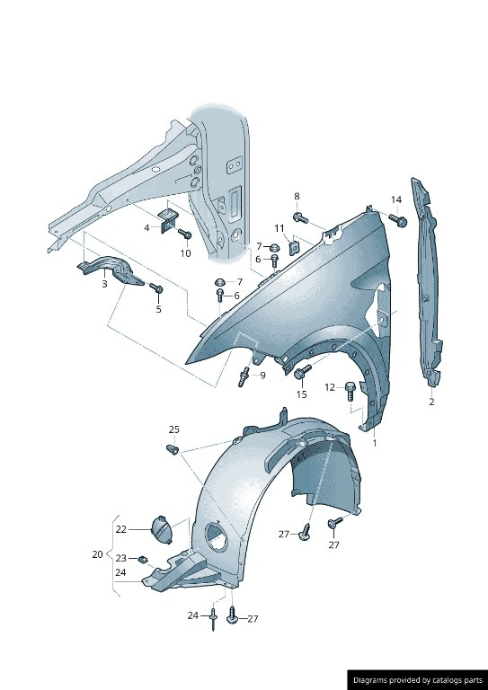 Aripa fata VW T-CROSS 19- nou de vanzare cu garantie si retur - #37772696