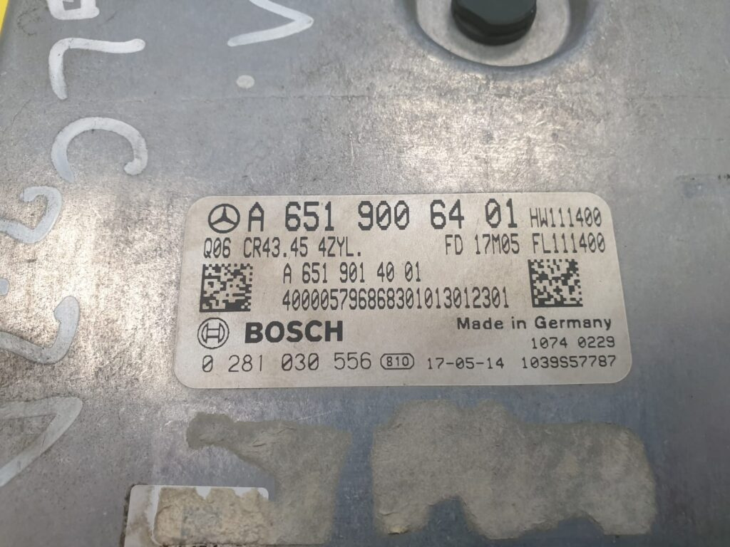 ECU Calculator motor Mercedes GLC 0281030556, A6519006401, CR43.45 ...