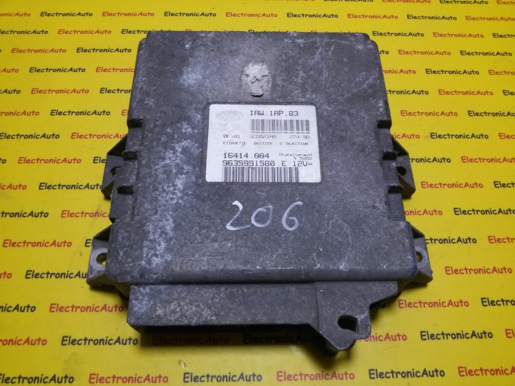 ECU Calculator motor Peugeot 206 9635991580, IAW1AP83 - #1771096836