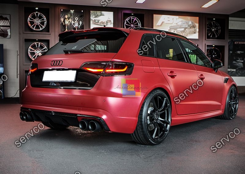 Eleron spoiler tuning sport haion luneta Audi A3 8V Sportback S3 Rs3 S ...