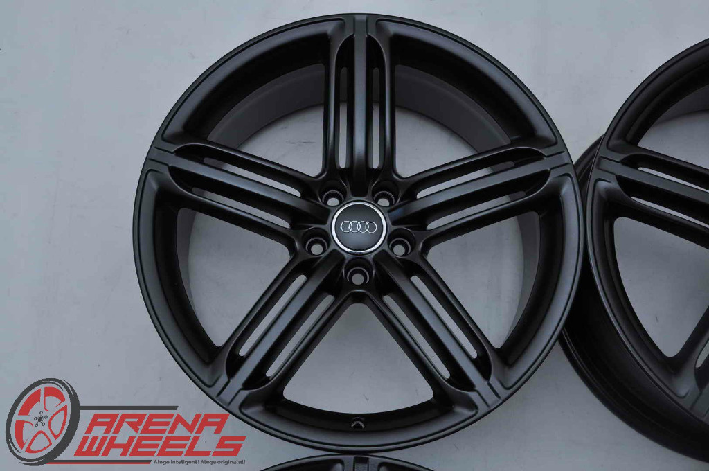 Jante 20 inch Originale Audi A7 S7 A8 S8 4H 4N R20 Segment Negru Mat ...
