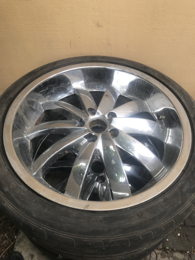 Jante aliaj cromate pe 19” 5x112 8,5j et 35 fara anvelope - #1950533959