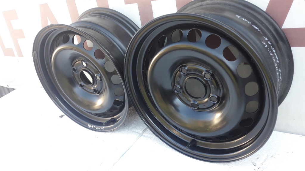 Jante otel originale vw audi 7JX15 H2 et 45 205/15 inchi cod 3B0601027 ...