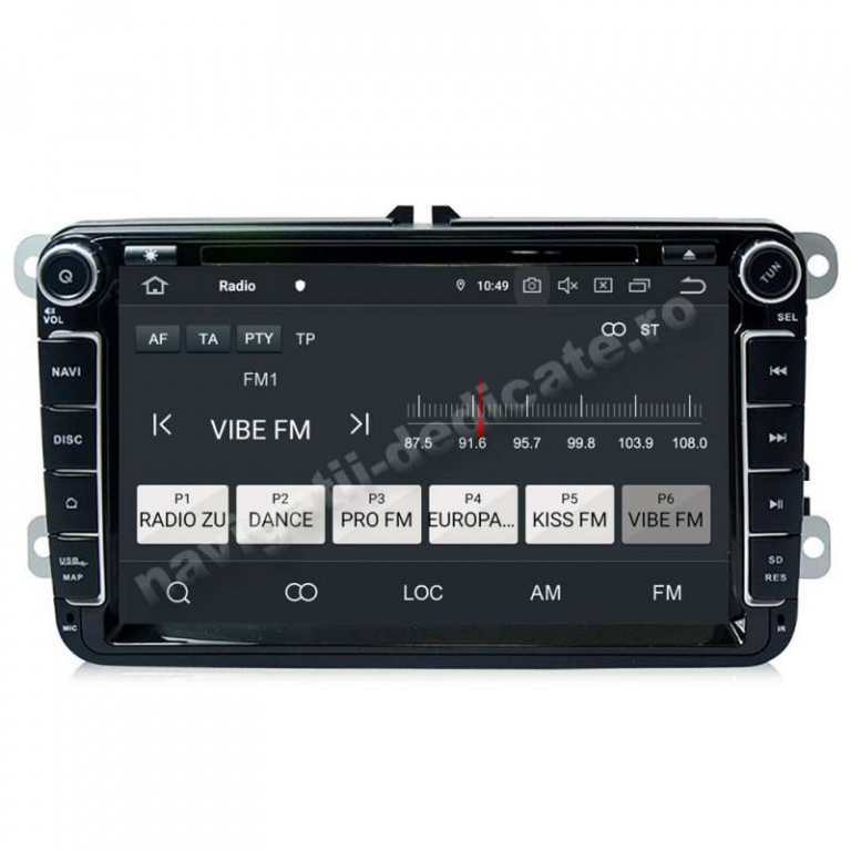 Navigatie Android 9.0 VW Golf 5 6 Passat B6 B7 CC Jetta Tiguan Touran ...