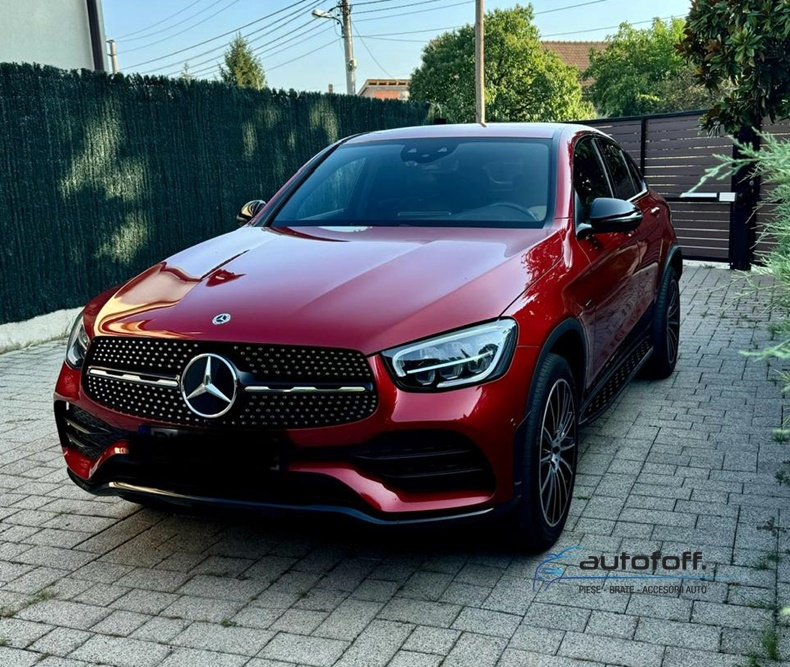 Praguri Mercedes Benz GLC 253 Suv si Coupe (2015-2021) Black Design nou ...