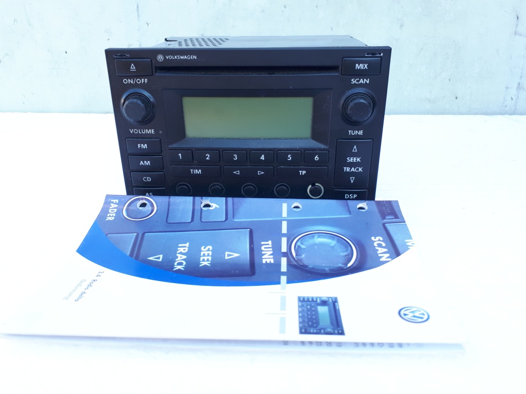 Radio cd original vw delta 6 passat b5 sharan golf 4 3B7035195A ...