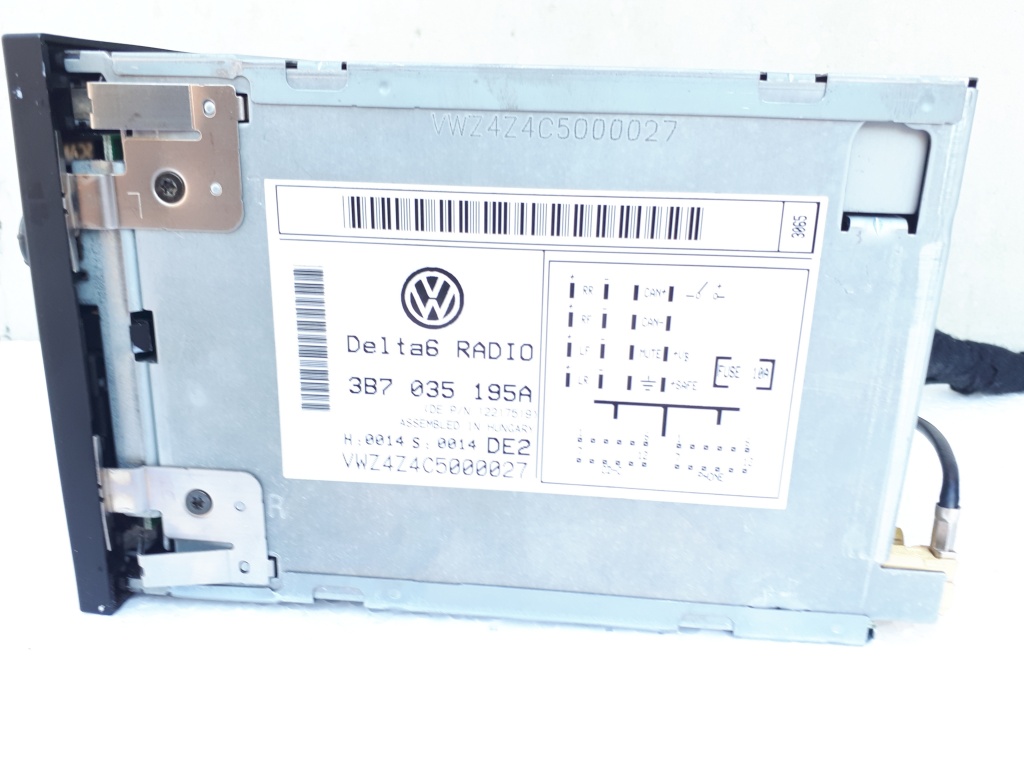 Radio cd original vw delta 6 passat b5 sharan golf 4 3B7035195A ...
