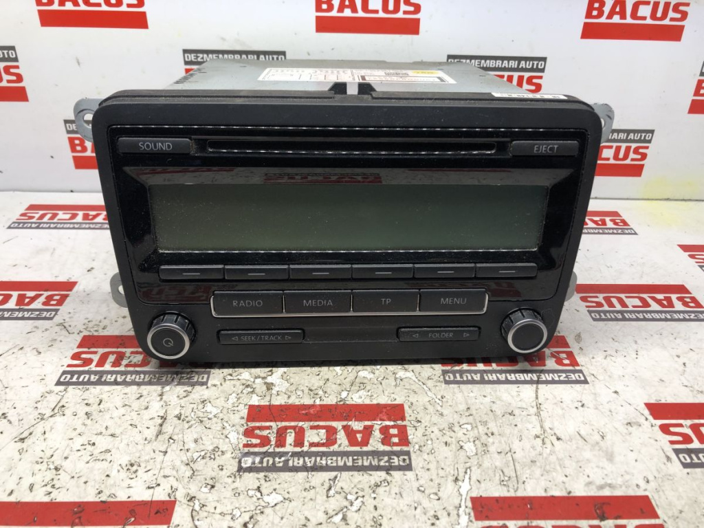 Radio / CD Original VW Golf 6 Cod: 1K0035186AA - #685764591