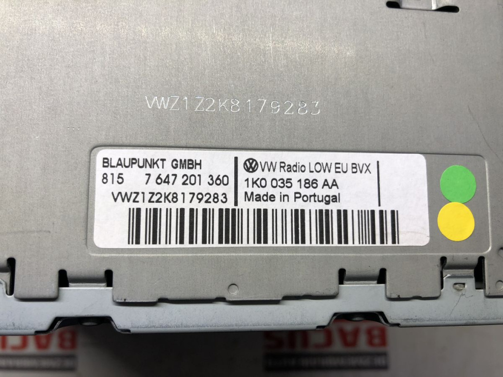 Radio / CD Original VW Golf 6 Cod: 1K0035186AA - #685764591