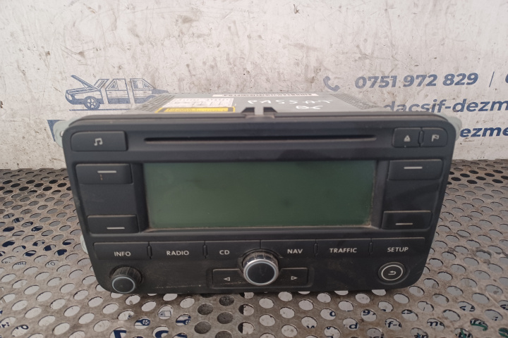RADIO CD PLAYER 2 MODELE 1K0035191C / 1K0035191D MX 1253 Volkswagen ...