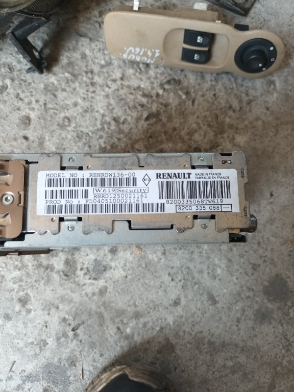 Radio Cd Renault Modus An Fab 2007 Cod piesa : 8200335068 - #276822168