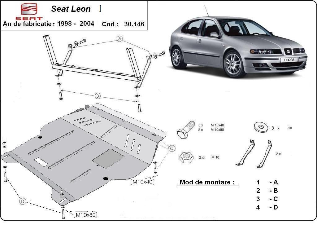 Scut motor metalic VW Golf 4 / Vw Bora / Skoda Octavia / Seat Leon ...