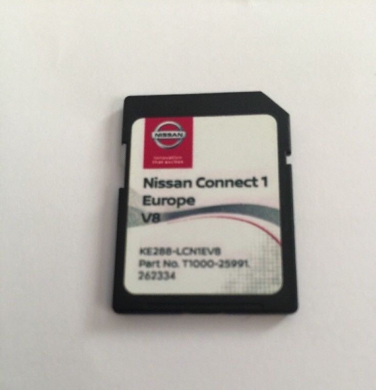 SD Card Nissan Connect 1 V8 LCN1 Harti originale Micra Note Qashqai ...