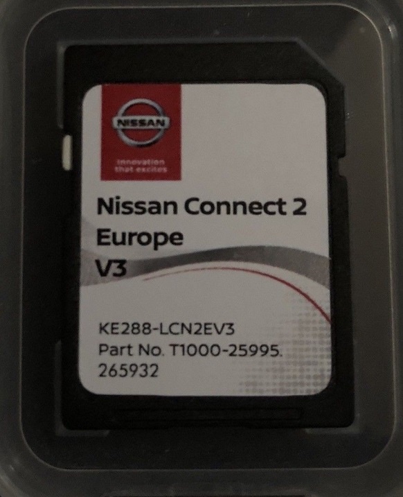 SD CARD NISSAN Connect 2 V3 Harti originale Note Juke Leaf Micra 2018 ...
