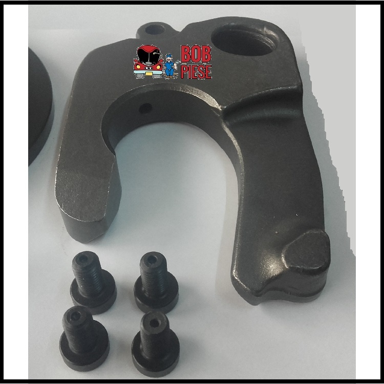Set kit reparatie inel opritor potcoava cupla tractare jost cu 4 gauri ...