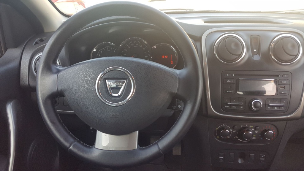 Volan imbracat piele Dacia Logan / Dokker / Lodgy Model 2 fab 2013-2017 ...